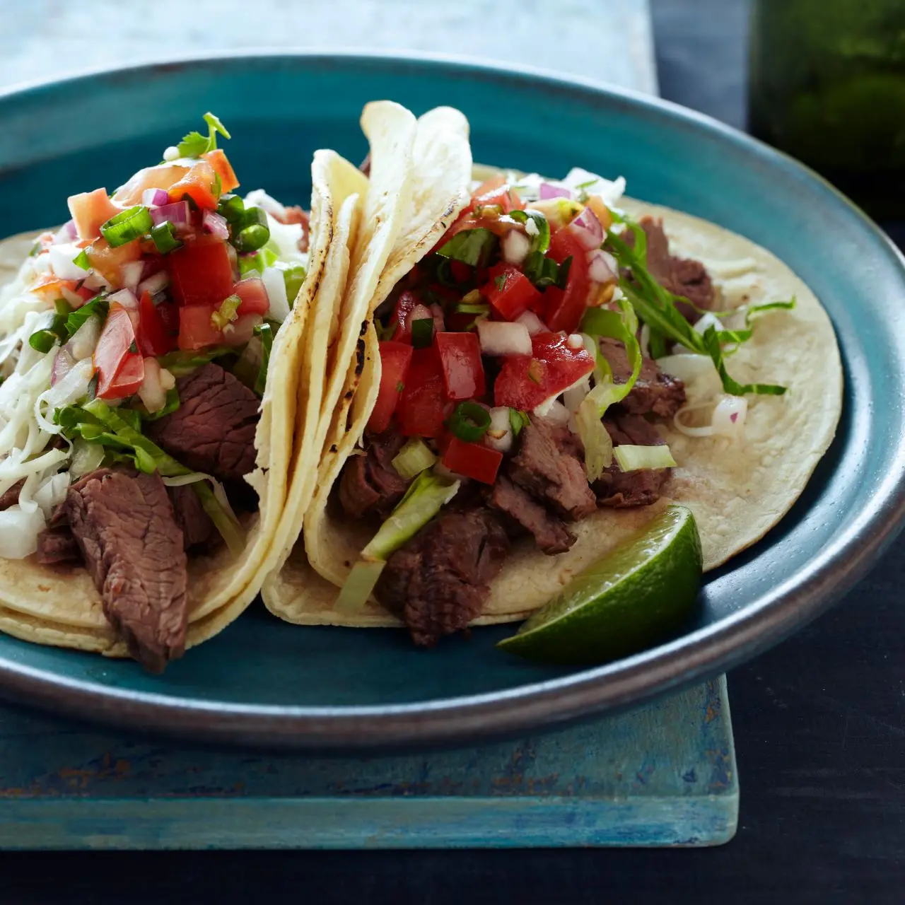 Tacos De Asada Bavette Tacos With Charred Tomato Salsa