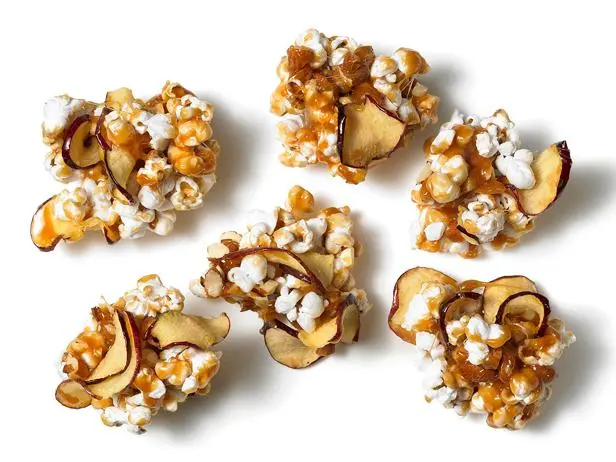 Caramel Apple Popcorn Clusters Recipe | Food Network Kitchen | Food Network