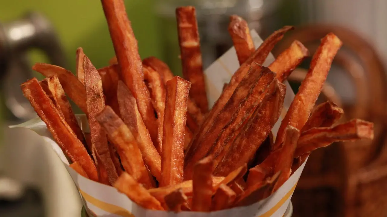 Sweet Potato Fries Recipe | Jeff Mauro | Food Network