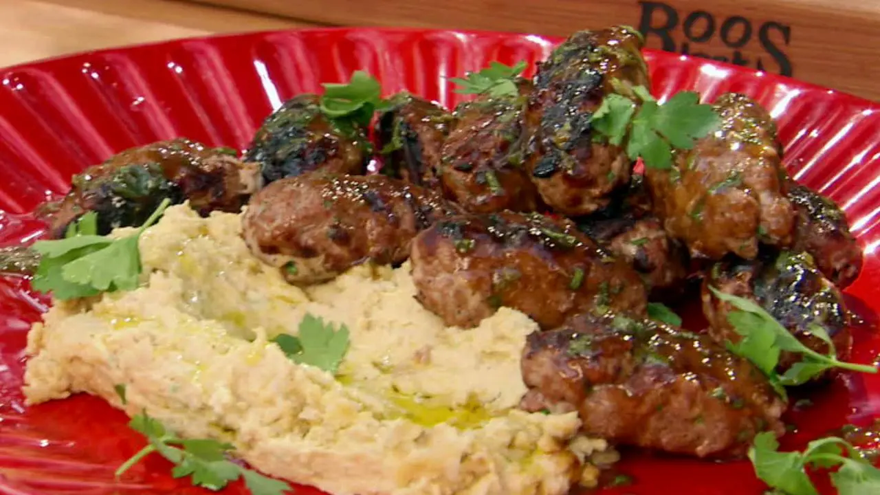 Tuna Kofte with Pomegranate Molasses-Mint Glaze with Crushed Spicy ...