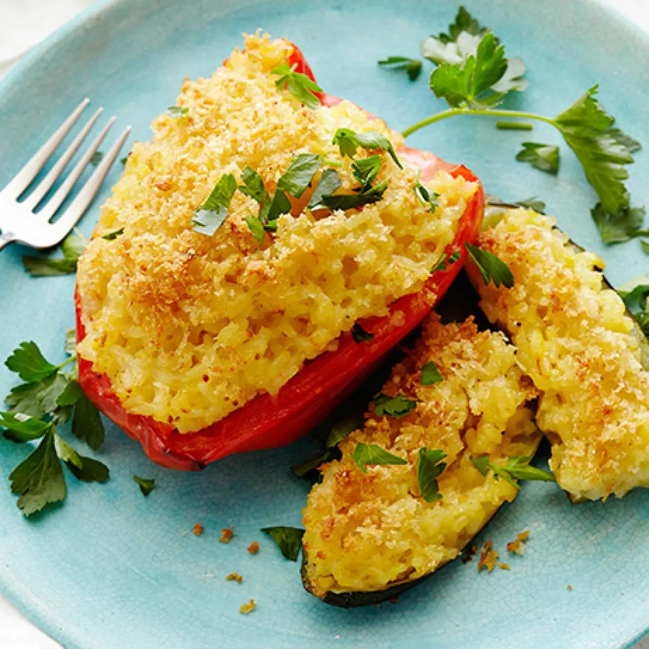 stuffed risotto peppers