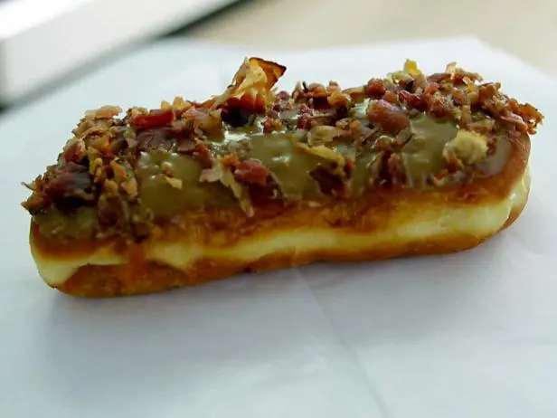 Maple Glazed Bacon Long John Recipe | Food Network