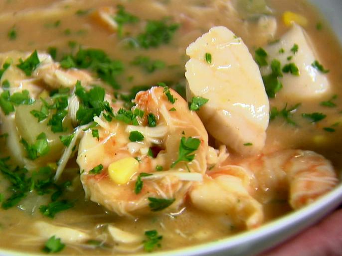 Seafood Chowder Recipe | Ina Garten | Food Network