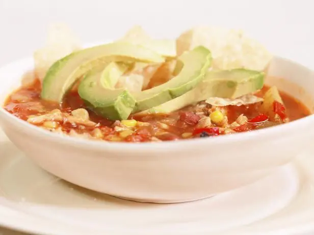 BBQ Chicken, Red Bean and Corn Country Chowder Recipe | Rachael Ray ...