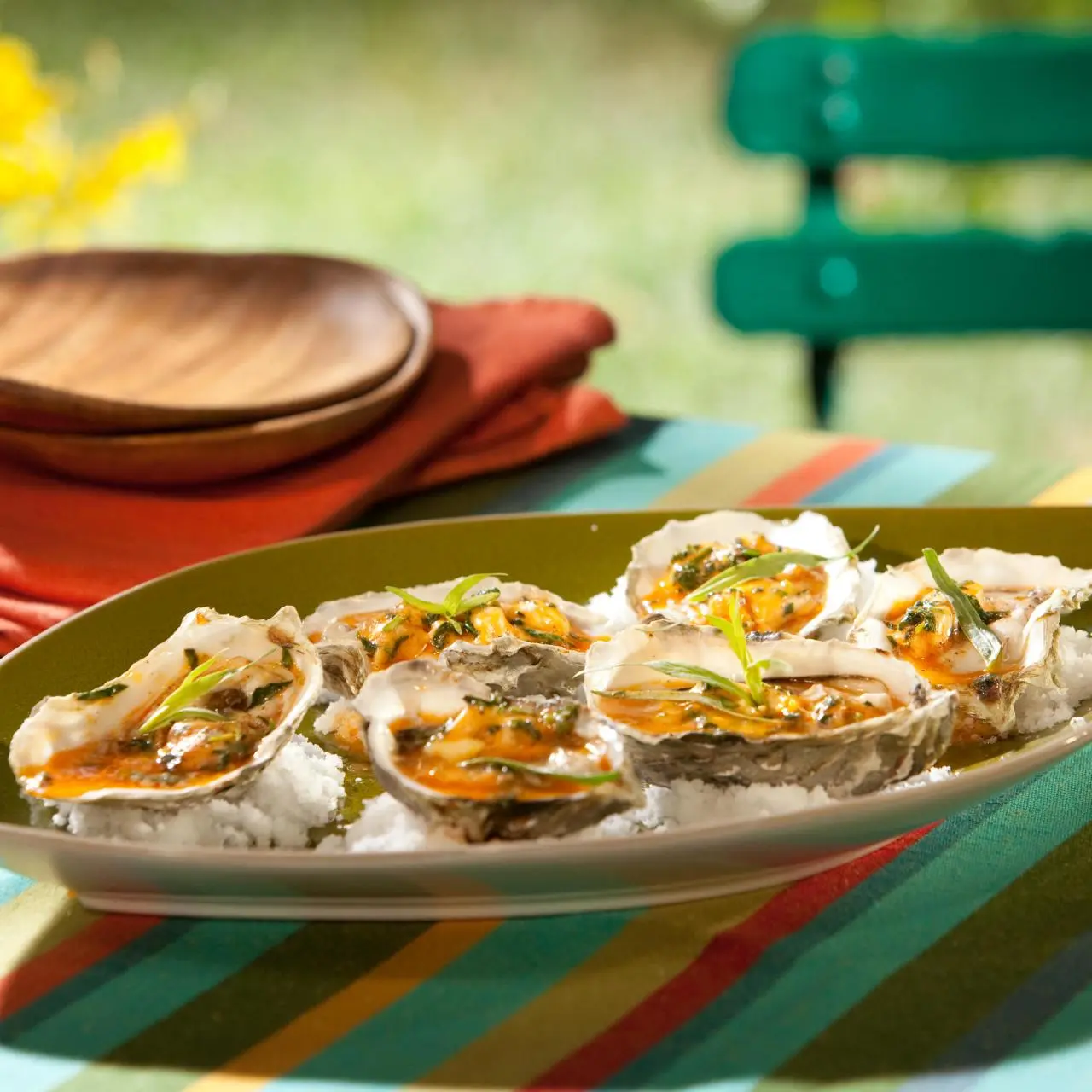 how to cook oysters on a fire pit