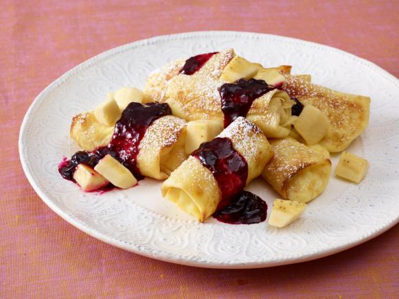 Blueberry Blintzes Recipe | Tyler Florence | Food Network