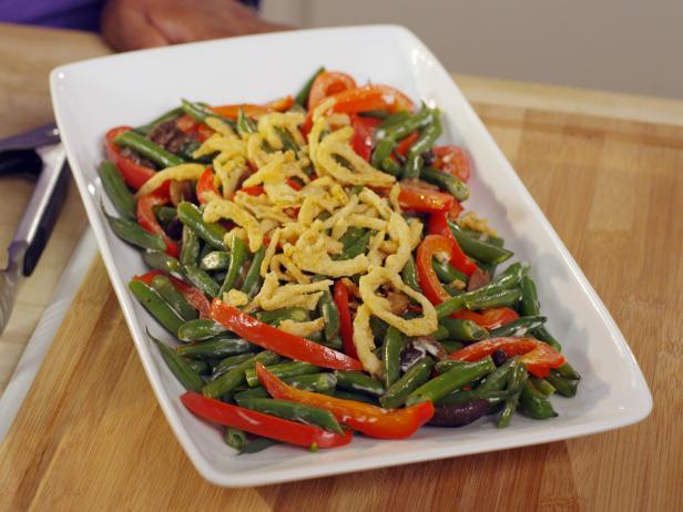String Bean Casserole Salad Recipe | Sunny Anderson | Food Network