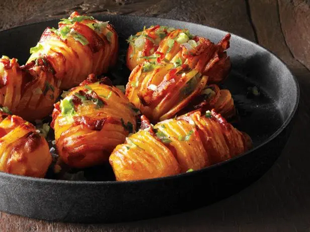 Bacon Hasselback Potatoes Recipe | Food Network Kitchen | Food Network