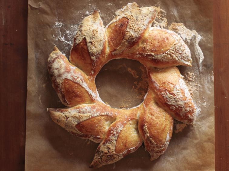 Holiday Bread Wreath Recipe | Food Network Kitchen | Food Network