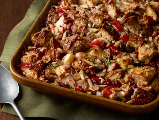 Multigrain Stuffing With Nuts and Dried Fruit Recipe | Food Network ...