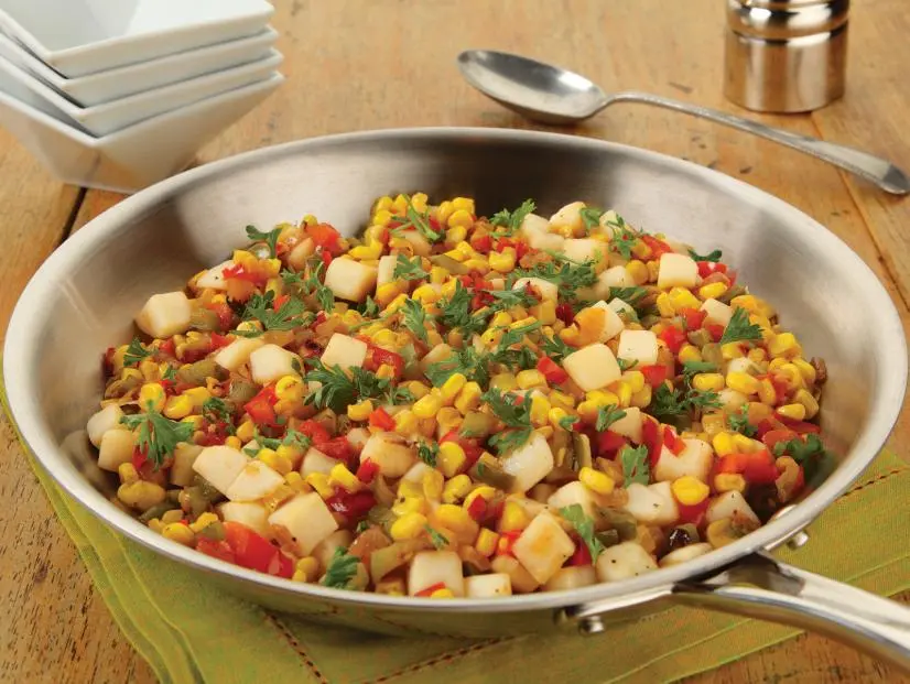 Skillet Corn and Potato Toss Recipe - Chef's Resource Recipes