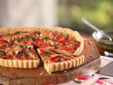 Tomato Tart Recipe | Bobby Flay | Food Network