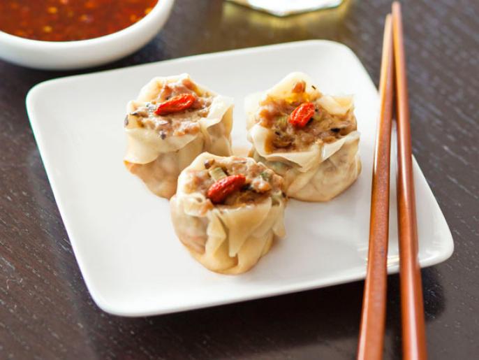Steamed Pork-and-Mushroom Shumai Recipe | Food Network