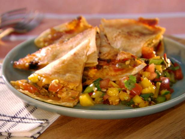 Cowboy Chipotle Mango Quesadillas Recipe | Food Network