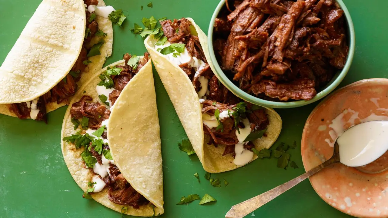 Sweet and Spicy Short Rib Tacos Recipe | Marcela Valladolid | Food Network