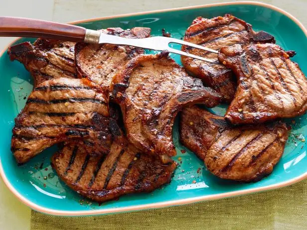 Easy Grilled Pork Chops Recipe | Sunny Anderson | Food Network