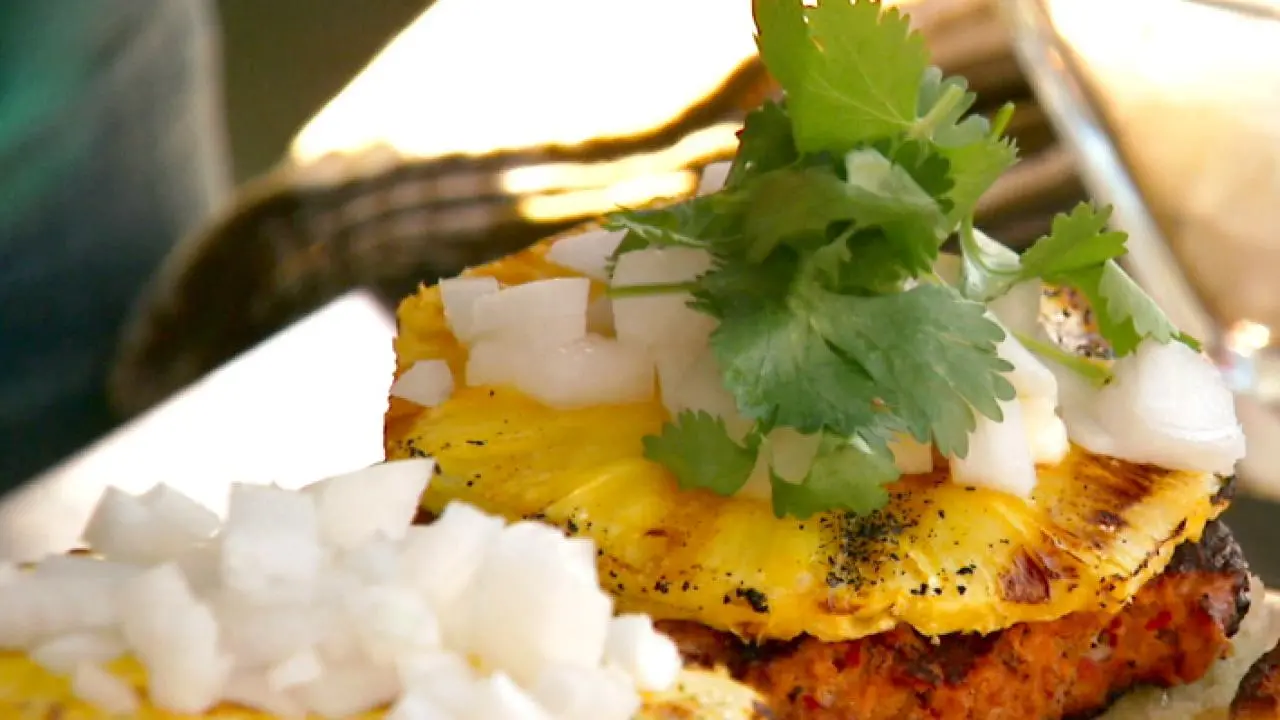 Burger Al Pastor Recipe | Marcela Valladolid | Food Network