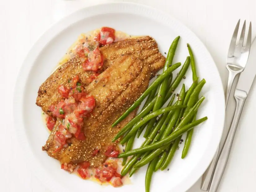Cornmeal-Crusted Trout Recipe | Food Network Kitchen | Food Network