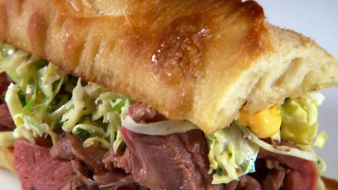 Roasted Leg of Lamb Sandwich Recipe | Food Network