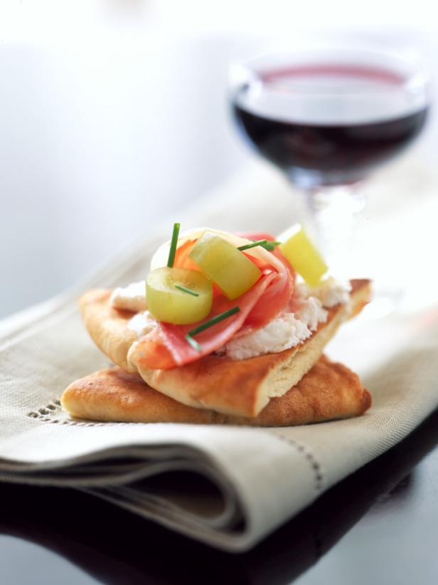 Prosciutto and Pita Triangles Recipe | Food Network