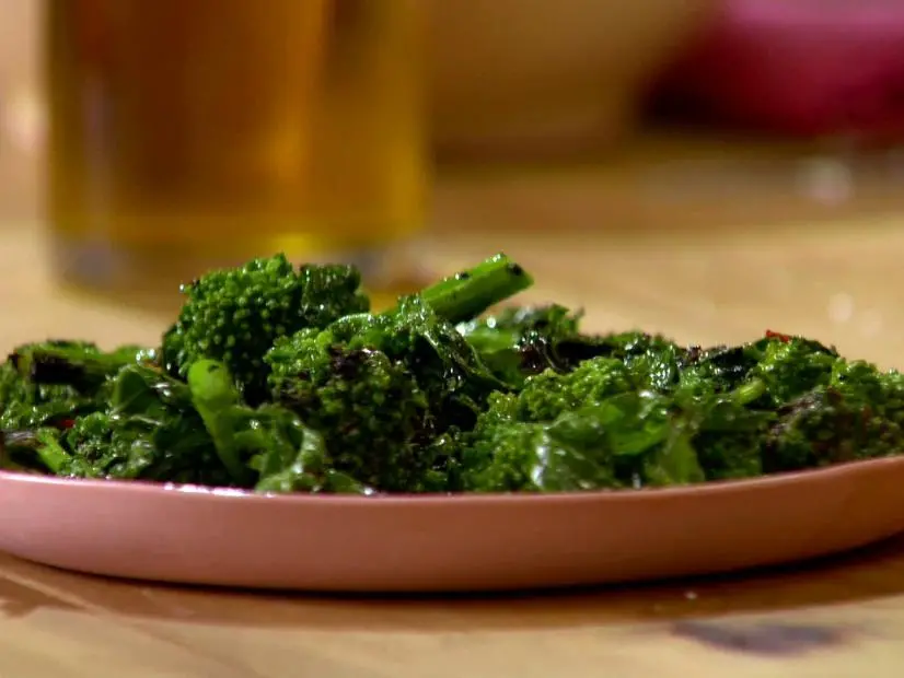 Grilled Broccoli Rabe Recipe | Anne Burrell | Food Network