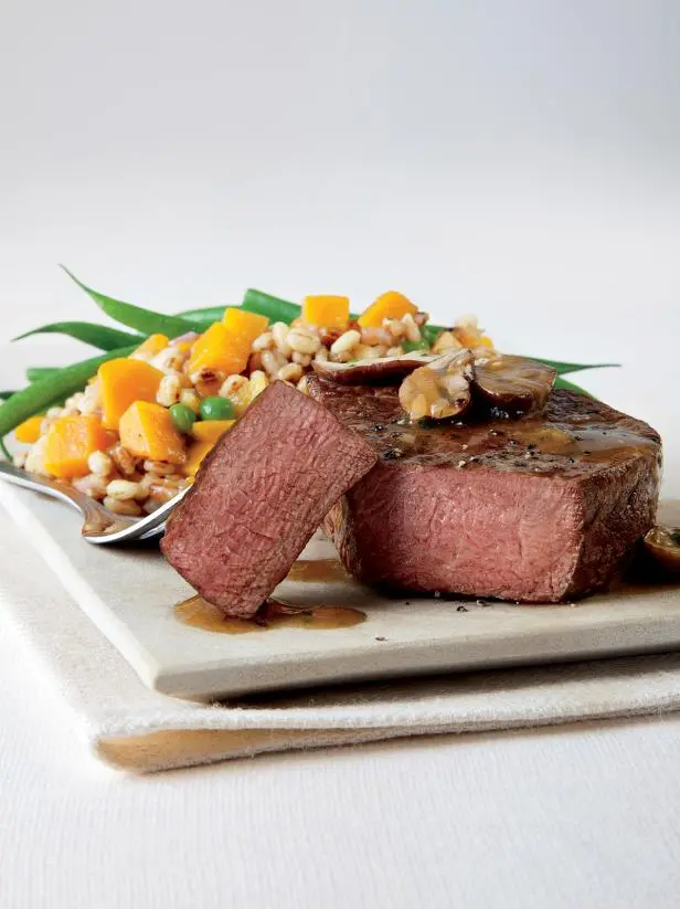 Bistro-Style Filet Mignon with Champagne Pan Sauce Recipe | Food Network