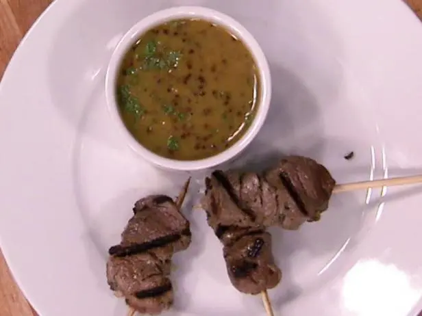 Irish Stout and Garlic Marinated Lamb Tenderloin Skewers with Honey ...