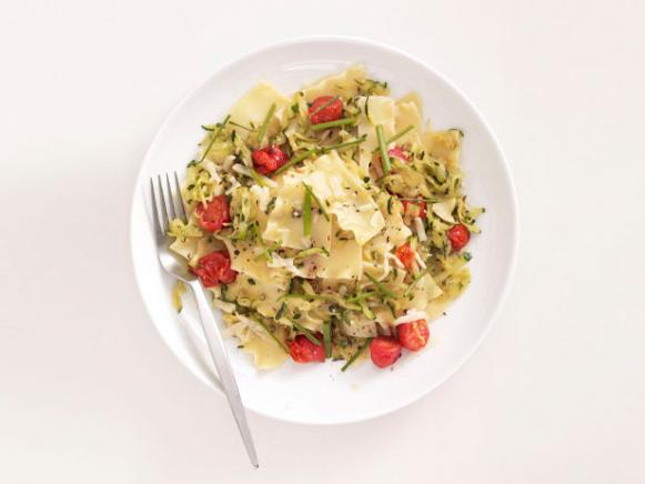 Broken Lasagna With Zucchini-Tomato Sauce Recipe | Food Network Kitchen ...