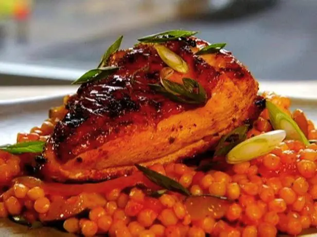Garlic Chicken with Israeli Couscous Recipe | Anne Burrell | Food Network