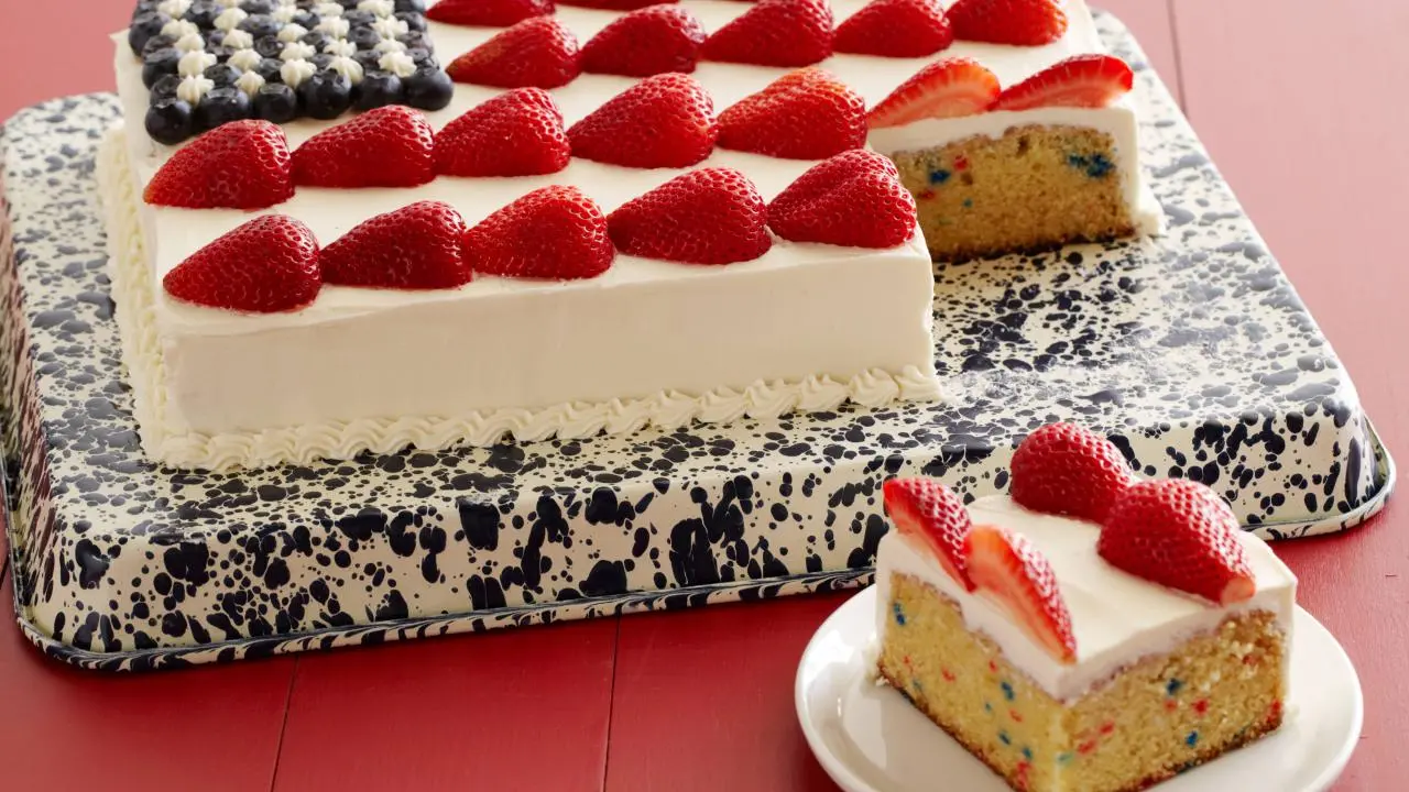 Flag Cake Recipe | Food Network Kitchen | Food Network