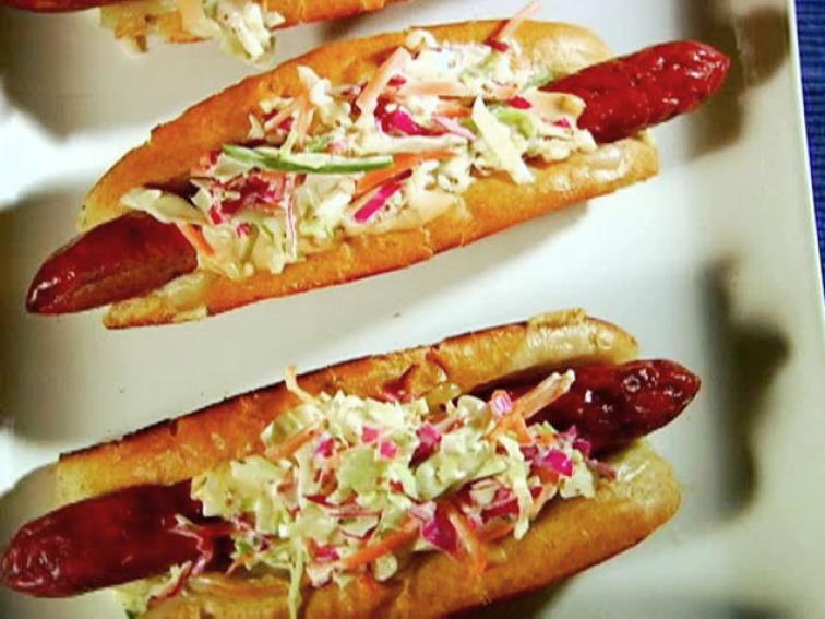 Reuben Dog Recipe | Adam Gertler | Food Network