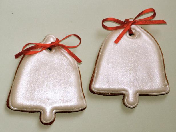 Decorated Christmas Bell Cookies