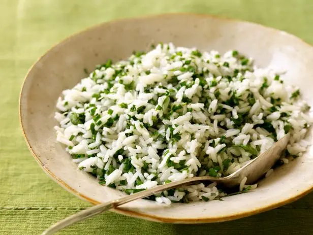Rice with Fresh Herbs Recipe | Melissa d'Arabian | Food Network