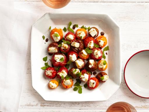 Stuffed Cherry Tomatoes Recipe | Food Network Kitchen | Food Network