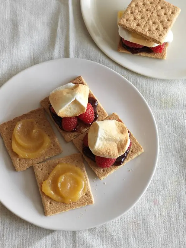 Lemon Raspberry S'mores Recipe | Food Network Kitchen | Food Network