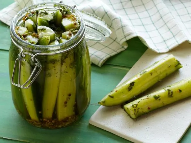 Homemade Spicy Dill Pickles Recipe | Bobby Flay | Food Network