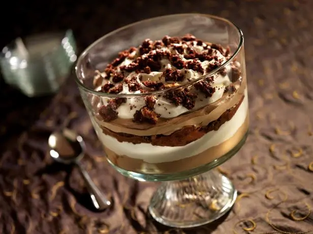 Fudge Mousse and Caramel-Nut Trifle Recipe | Food Network