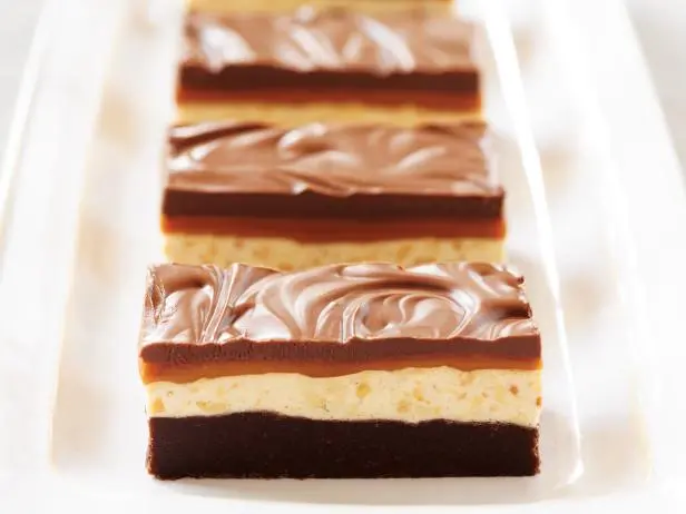 Chocolate Caramel Commotion Bars Recipe | Food Network