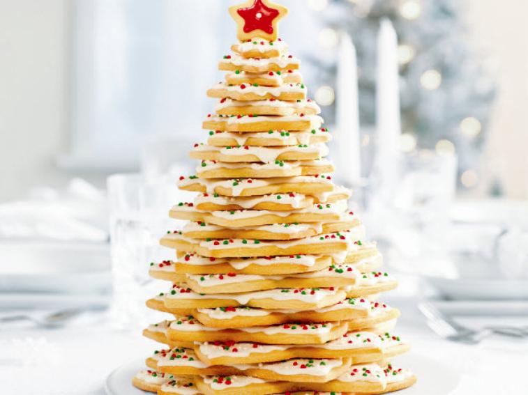 Holiday Cookie Tree Centerpiece Recipe | Food Network
