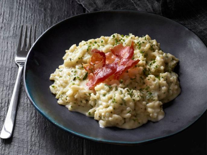 Risotto With Mascarpone and Prosciutto Recipe | Food Network Kitchen ...