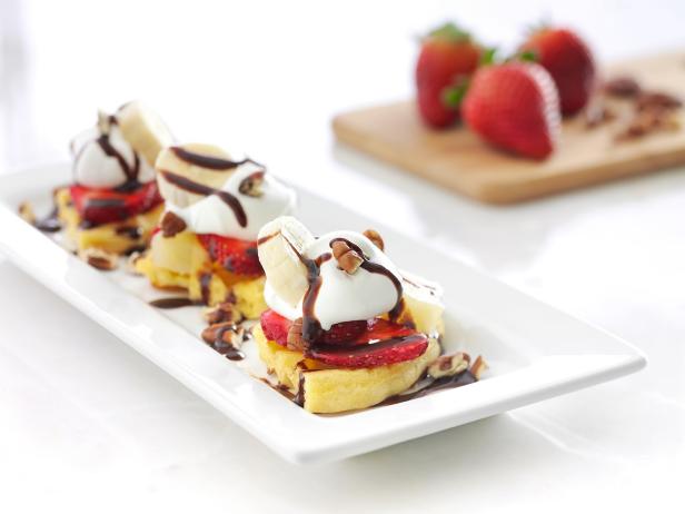 Banana Split Bites Recipe | Food Network