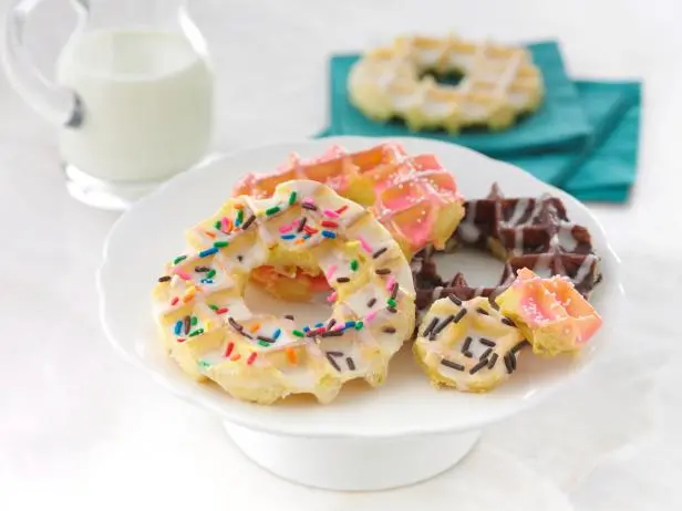 Glazed Waffle Donuts Recipe | Food Network