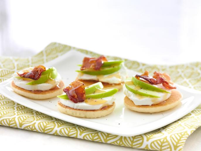 Goat Cheese, Apple and Bacon Canapes Recipe | Food Network