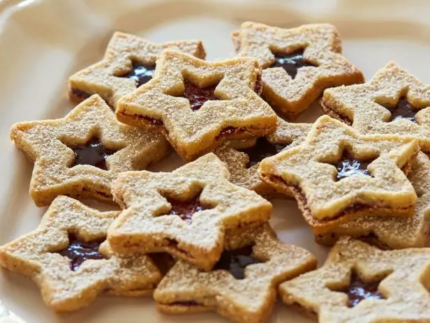 Linzer Star Sandwich Cookies Recipe | Alex Guarnaschelli | Food Network