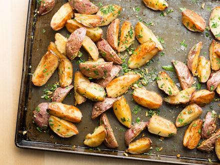 Roasted New Potatoes with Garlic Recipe | Food Network Kitchen | Food ...