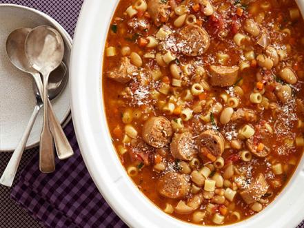 Sausage, Bean and Pasta Stew Recipe | Food Network Kitchen | Food Network