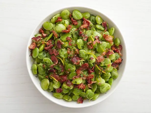 Sauteed Lima Beans with Bacon Recipe - Chef's Resource Recipes
