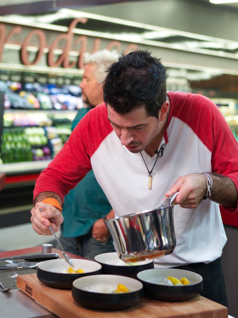 Highlights from Guy's Grocery Games: Holly, Jolly Meals | Guy's Grocery ...