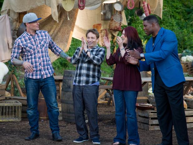 Chefs of the Round Table | Rachael vs. Guy: Celebrity Cook-Off | Food ...