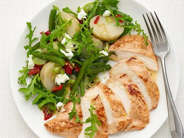Chicken with Warm Potato Salad Recipe - Chef's Resource Recipes